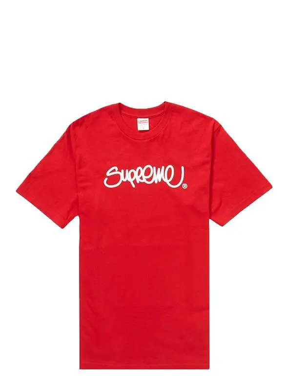 Supreme Handstyle Tee Shirt - Red