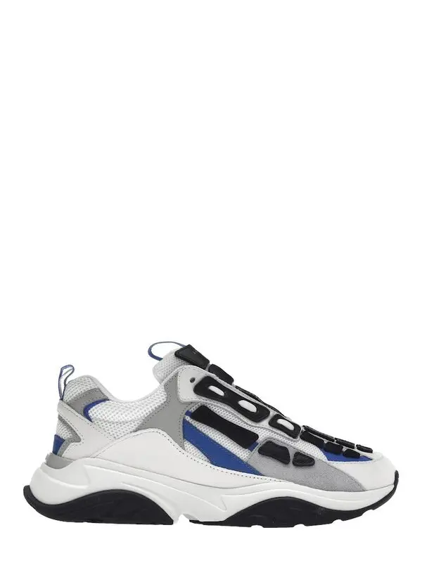 Amiri Bone Runner Sneakers - White/black/grey