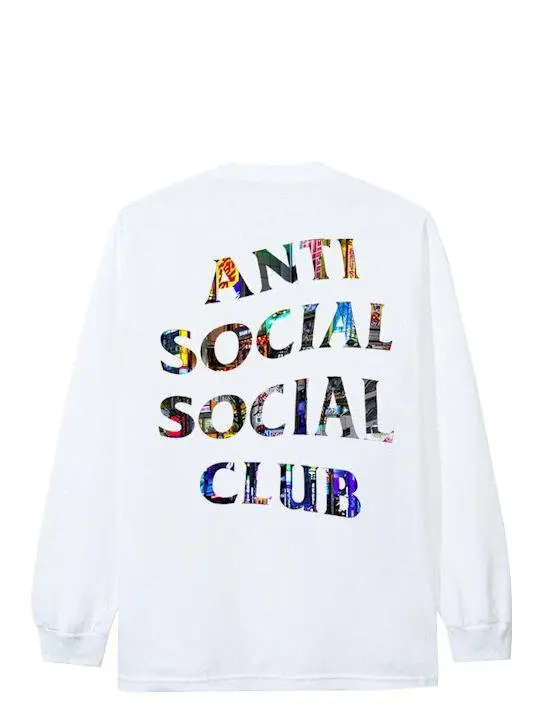 ANTI SOCIAL SOCIAL CLUB Yakisoba Long Sleeve Tee Shirt - White