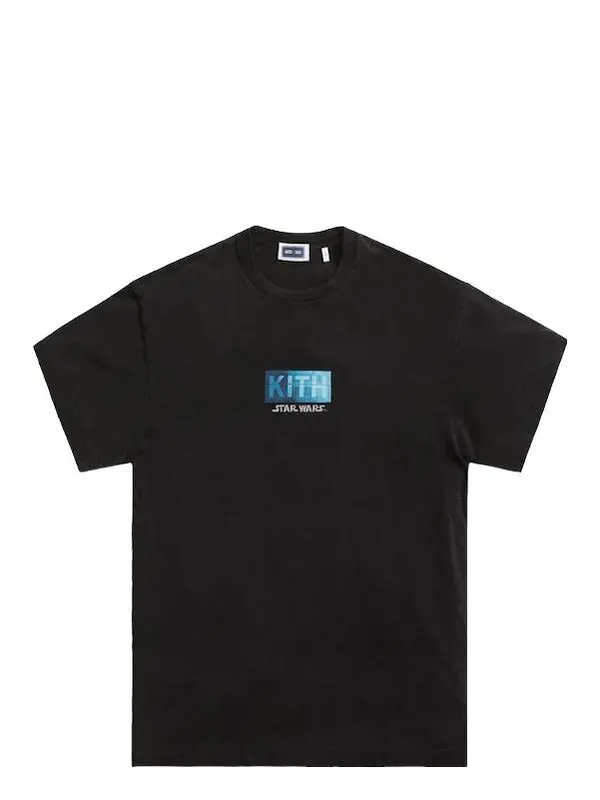 Kith X Star Wars Death Star Vintage Tee Shirt - Black