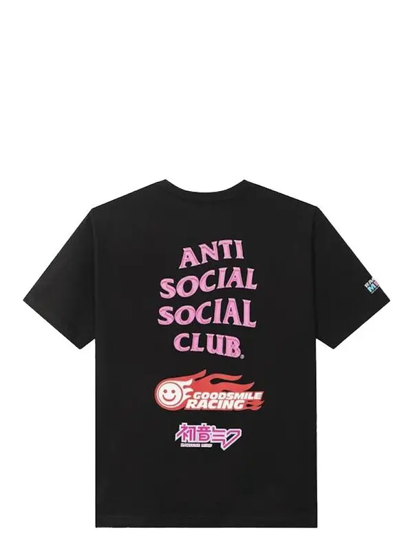 ANTI SOCIAL SOCIAL CLUB X Good Smile Racing Logo T-shirt - Black