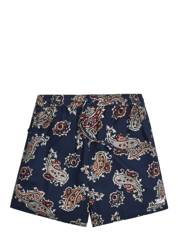 Kith Silk Cotton Printed Active Shorts - Nocturnal
