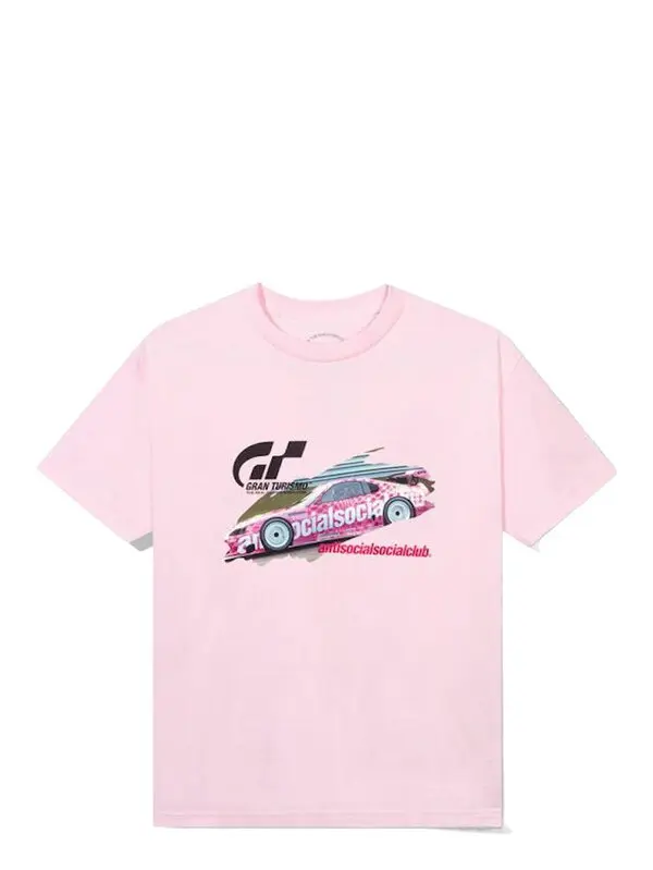 ANTI SOCIAL SOCIAL CLUB X Gran Turismo Gt500 T-shirt - Pink