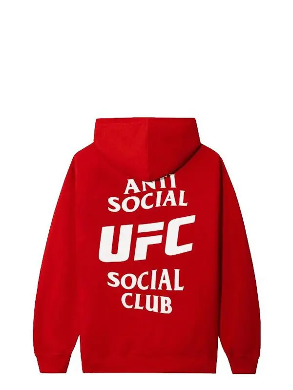 ANTI SOCIAL SOCIAL CLUB X Ufc Selftitled Hoodie - Red