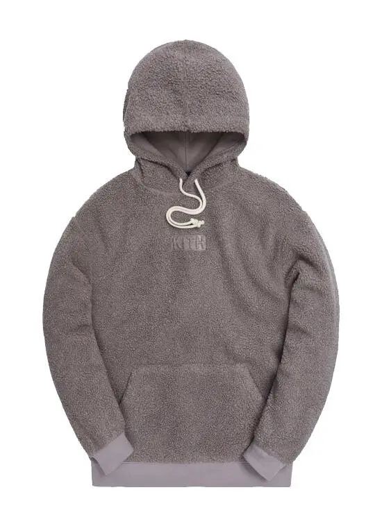 Kith Sherpa Williams Iii Hoodie - Cinder