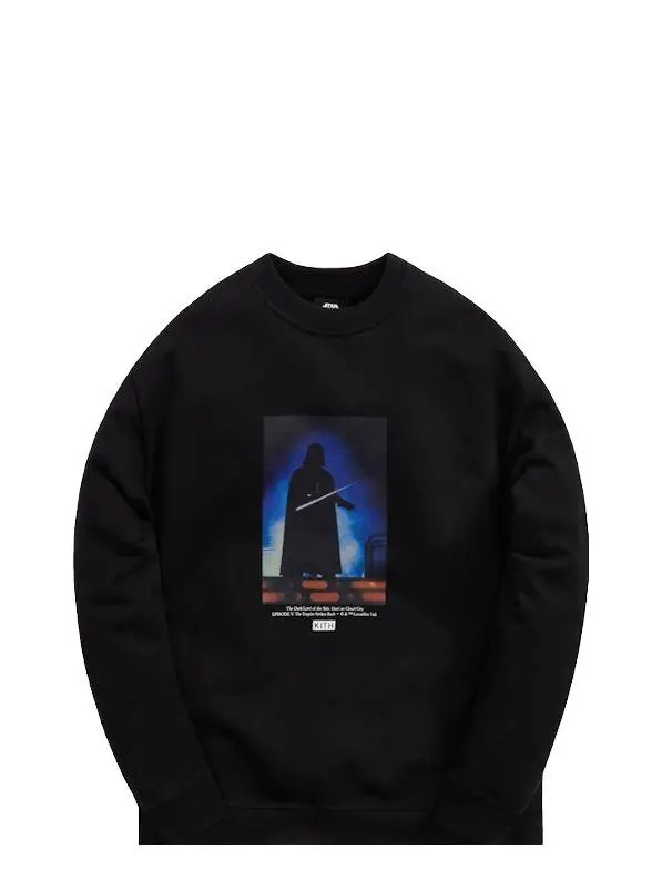 Kith X Star Wars Vader Crewneck Sweatshirt - Black
