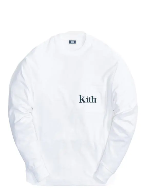 Kith Quinn Long Sleeve Tee Shirt - White