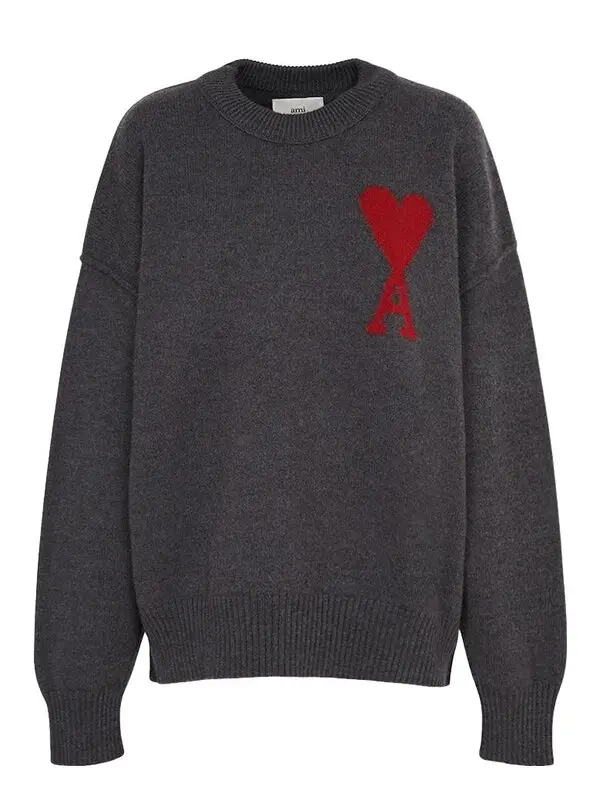 Ami De Coeur Sweater - Dark Grey