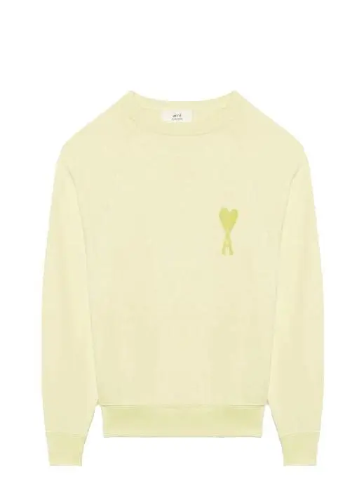 Ami De Coeur Tonal Sweatshirt - Yellow