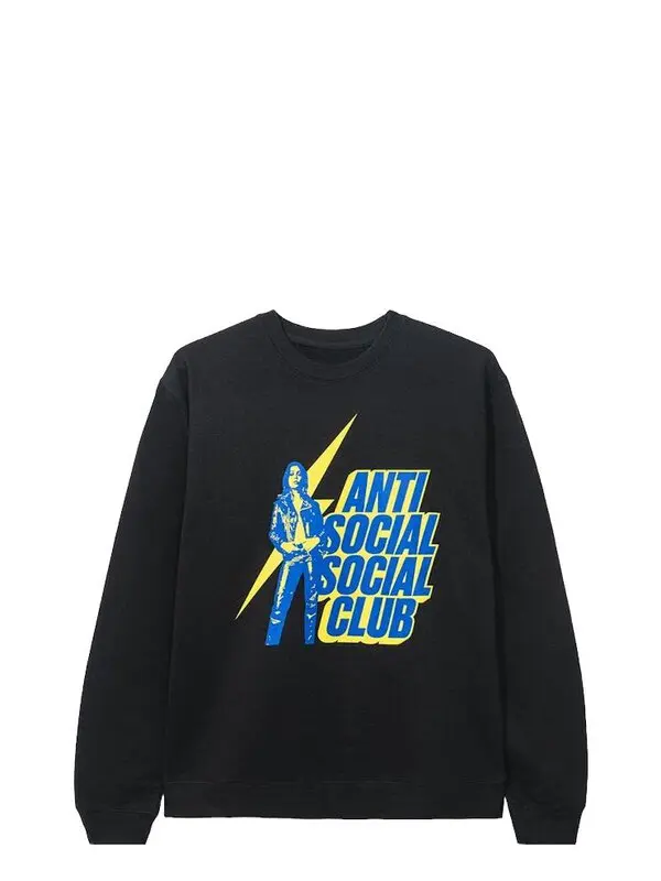 ANTI SOCIAL SOCIAL CLUB X Hysteric Glamour Crewneck Sweatshirt - Black