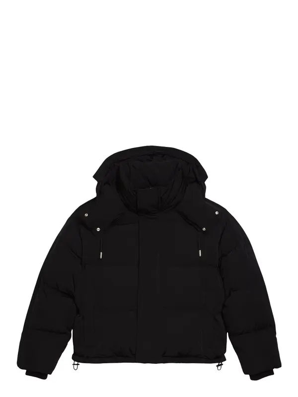 Ami De Coeur Patch Down Jacket - Black