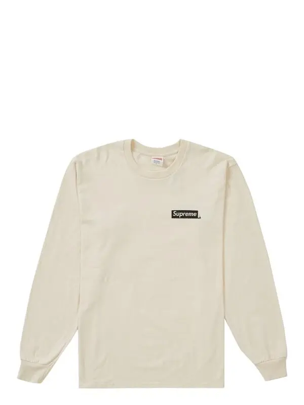 Supreme Sacred Unique Long Sleeve Tee Shirt - Natural