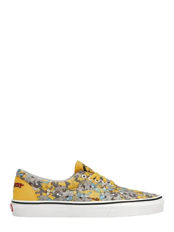 VANS Era Itchy & Scratchy Sneakers - Yellow/white