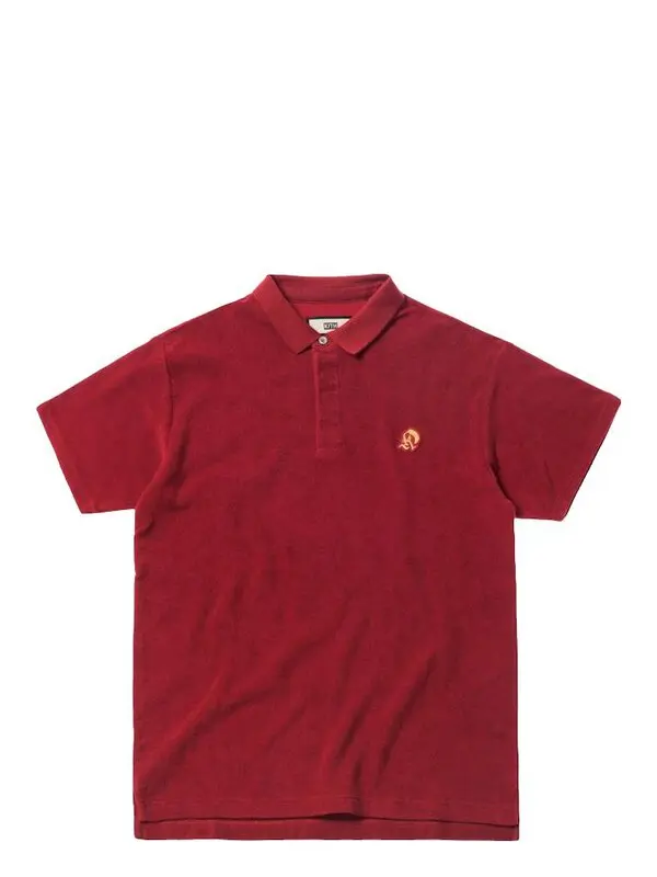Kith Regal Terry Polo Shirt - Red