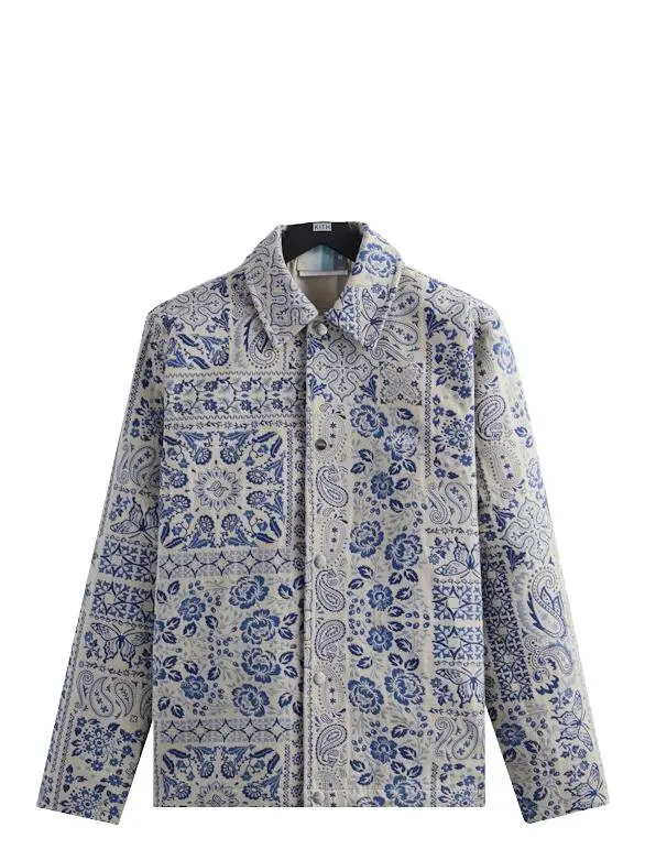 Kith Tapestry Coaches Jacket - Sandrift
