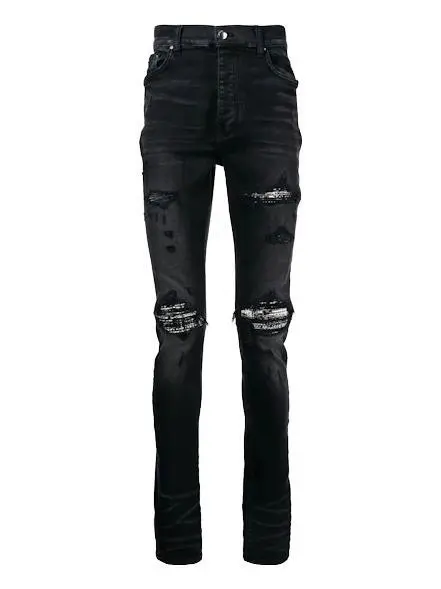 Amiri Boucle Mx1 Skinny Jeans - Indigo Black