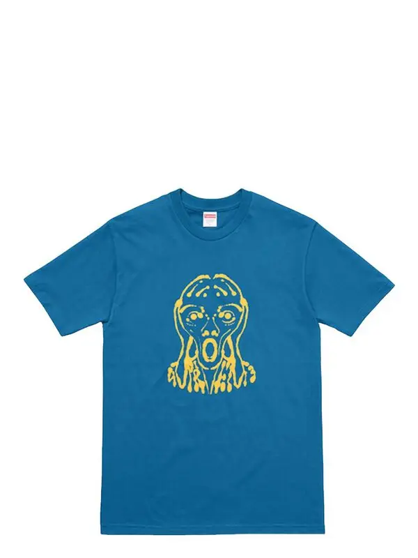 Supreme Scream Tee Shirt - Deep Blue