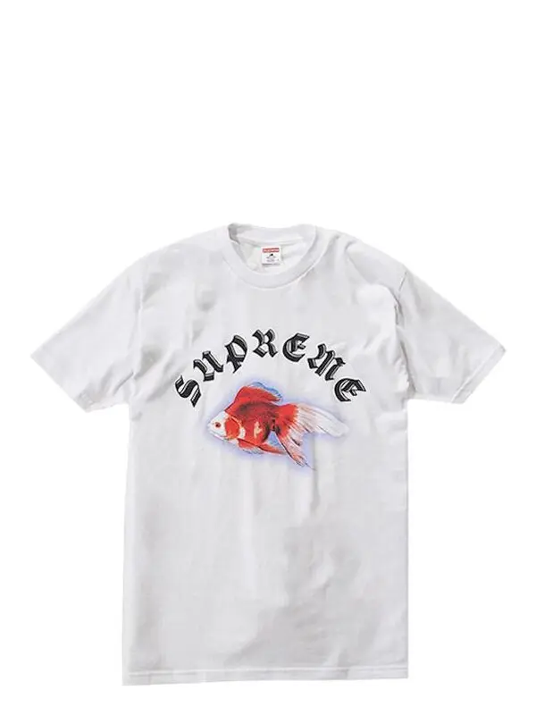 Supreme Sasquatchfabrix Goldfish Tee Shirt - White