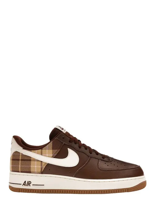 Nike Air Force 1 '07 Lx Brown Plaid - Cacao Wow/pale Ivory