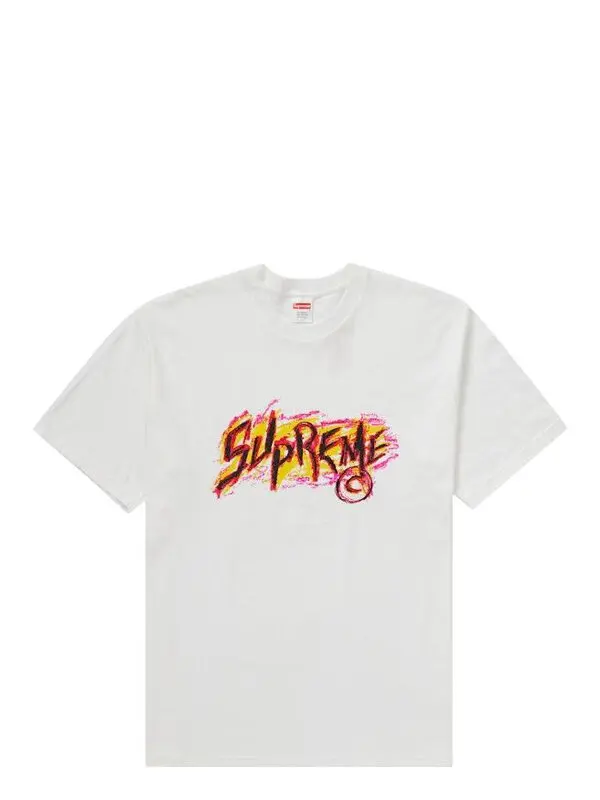Supreme Scratch Tee Shirt - White