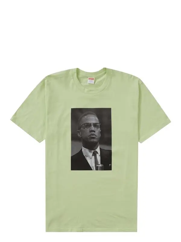 Supreme Roy Decarava Malcolm X Tee Shirt - Pale Mint
