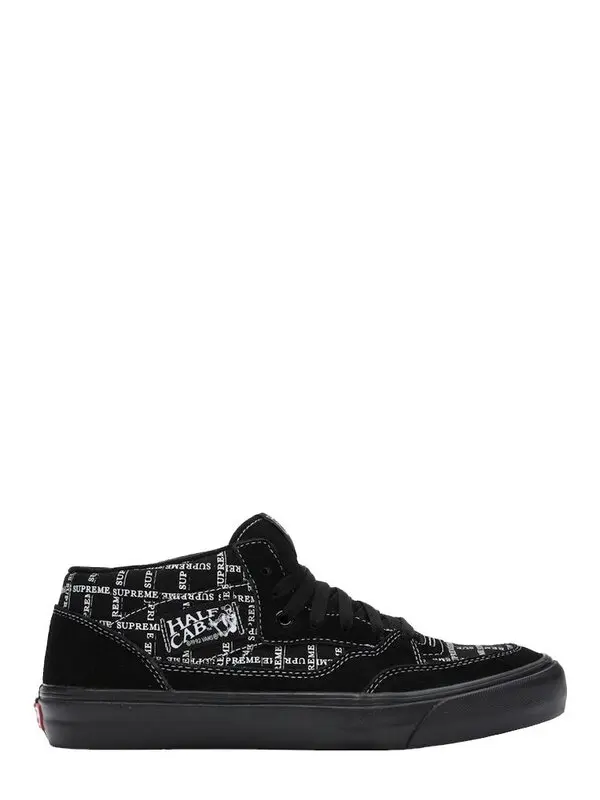 VANS Half Cab Supreme Gridin Sneakers - Black/white