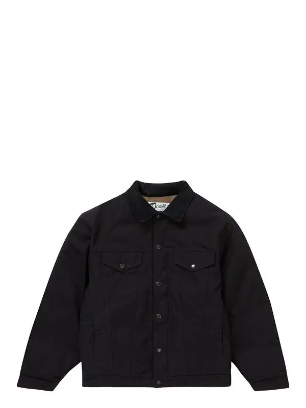 Supreme Schott Canvas Down Trucker Jacket - Black