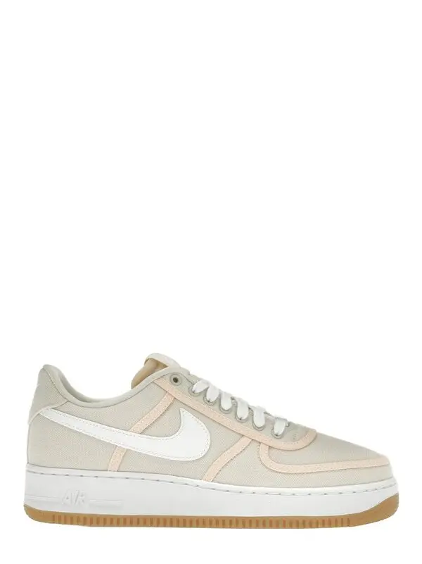Nike Air Force 1 Low Premium Gum Sneakers - Light Cream/white/crimson Tint