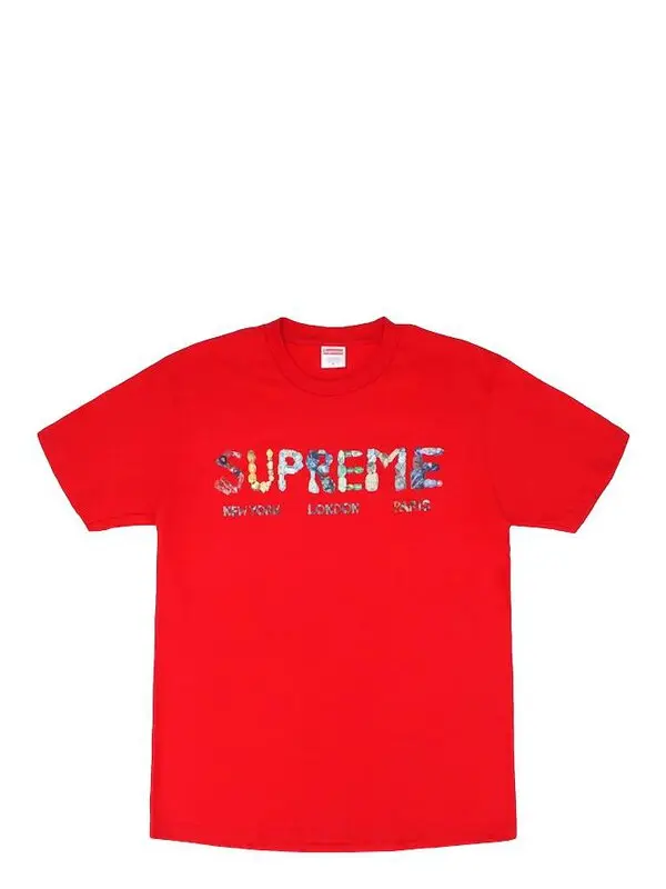Supreme Rocks Tee Shirt - Red