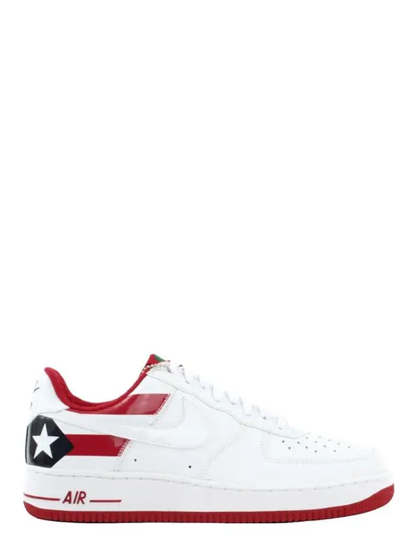 Nike Air Force 1 Low Puerto Rico 7 Sneakers - White/obsidian