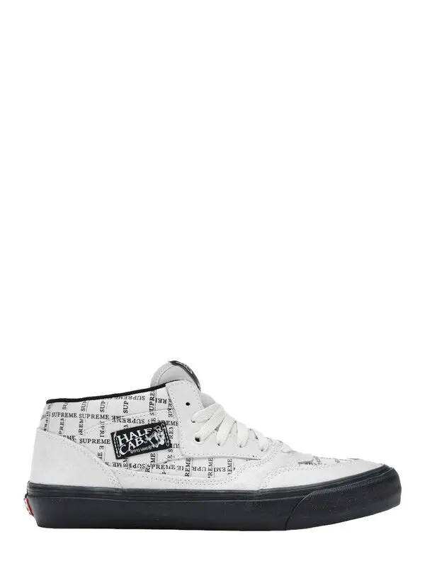 VANS Half Cab High-top Sneakers - White/black
