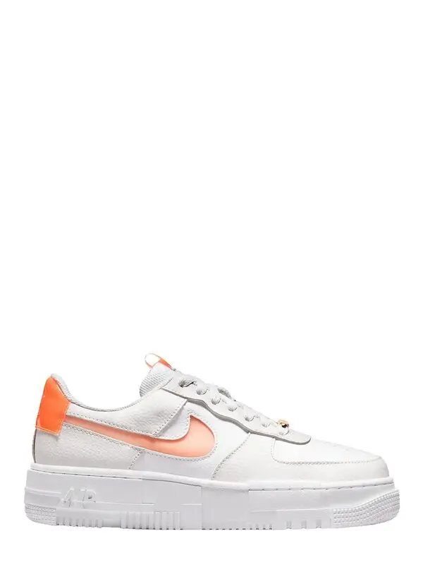 Nike Air Force 1 Low Pixel Sneakers - White/crimson Tint/atomic Orange