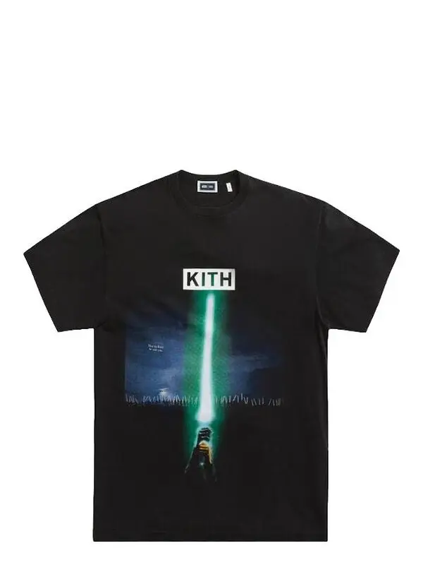 Kith X Star Wars Jedi Vs Sith Vintage Tee Shirt - Black