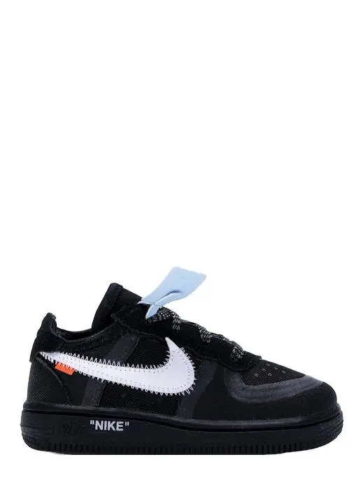 Nike Air Force 1 Low Off-white Sneakers - Black/white/cone