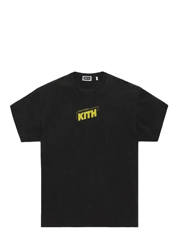 Kith X Star Wars Credits Vintage Tee Shirt - Black