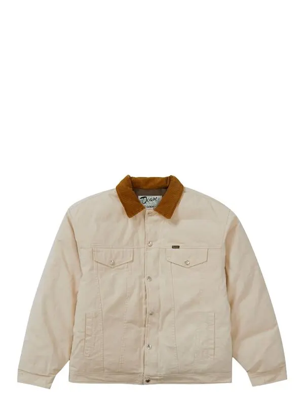 Supreme Canvas Down Trucker Jacket - Natural