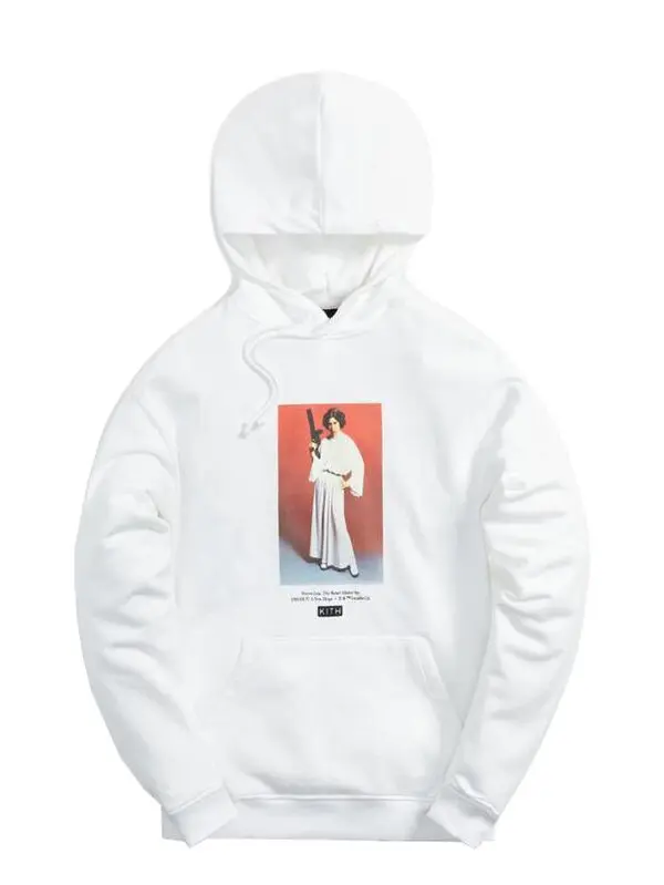 Kith X Star Wars Leia Hoodie - White