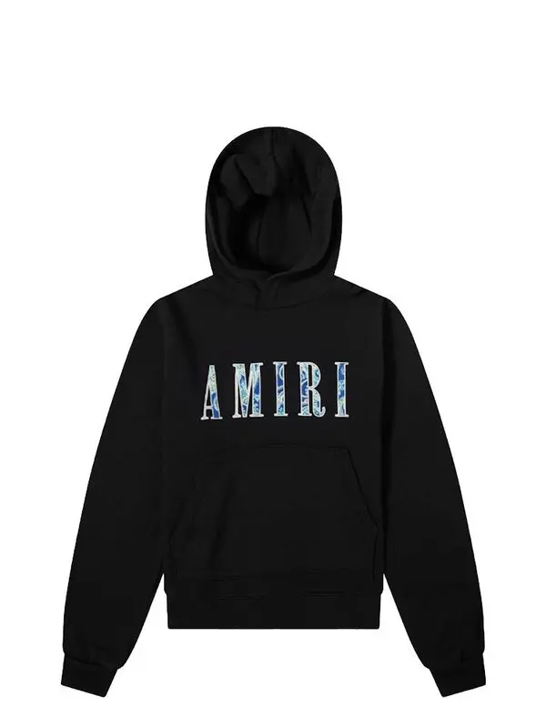 Amiri Core Paisley Hoodie - Black