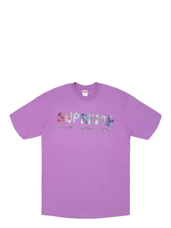 Supreme Rocks Tee Shirt - Light Purple