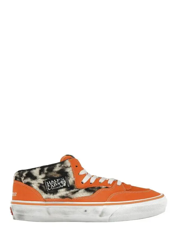 VANS Half Cab Supreme Leopard Sneakers - Orange