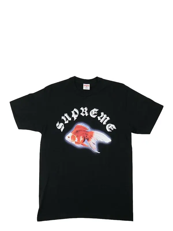 Supreme Sasquatchfabrix Goldfish Tee Shirt - Black