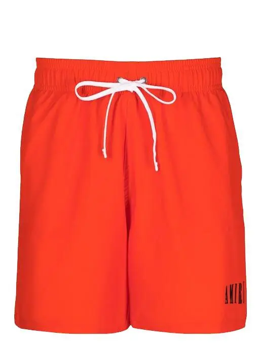 Amiri Core Logo Swim Shorts - Orange