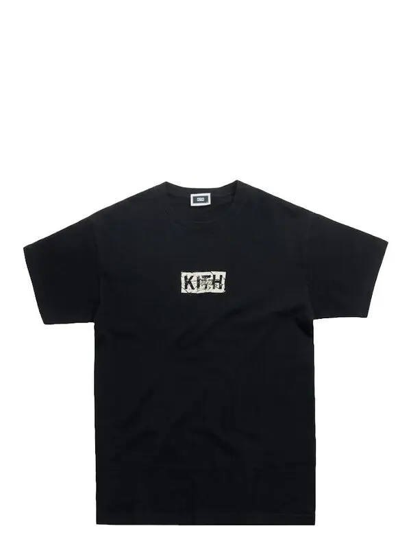 Kith Splintered Logo Tee Shirt - Black
