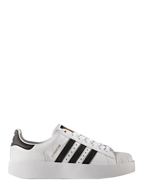 Adidas Superstar Bold Leather Sneakers - Footwear White/core Black/gold Metallic