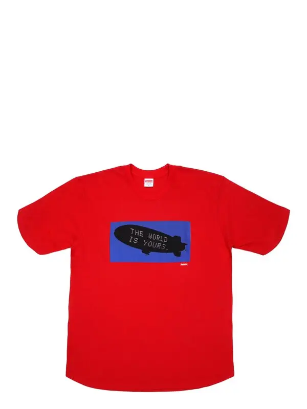 Supreme Scarface Blimp Tee Shirt - Red