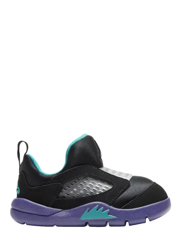 JORDAN 5 Retro Little Flex Sneakers - Black/new Emerald/grape Ice