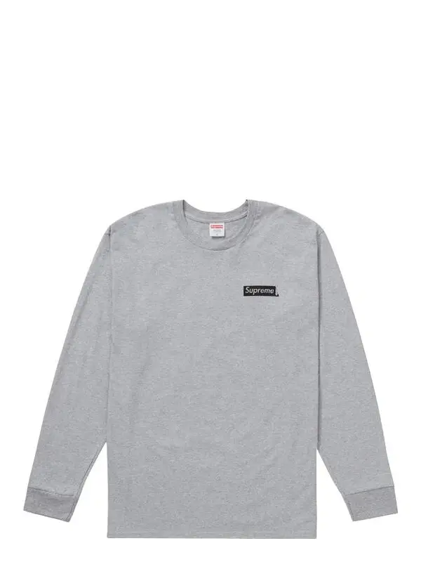 Supreme Sacred Unique Long Sleeve Tee Shirt - Heather Grey