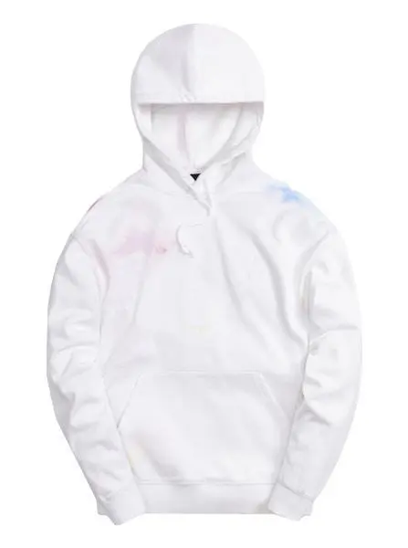 Kith Tie Dye Williams Iii Hoodie - White/red