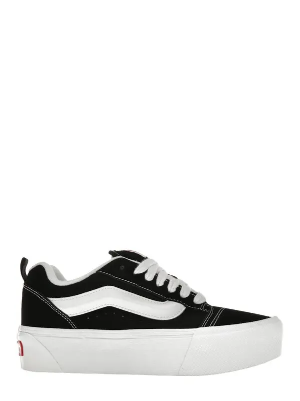 VANS Knu Stack Platform Sneakers - Black/true White