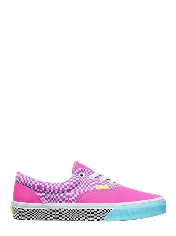 VANS Era Warped Check Sneakers - Pink/light Blue